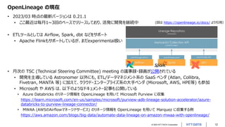 OpenLineage による Airflow のデータ来歴の収集と可視化（Airflow Meetup Tokyo #3 発表資料） | PDF