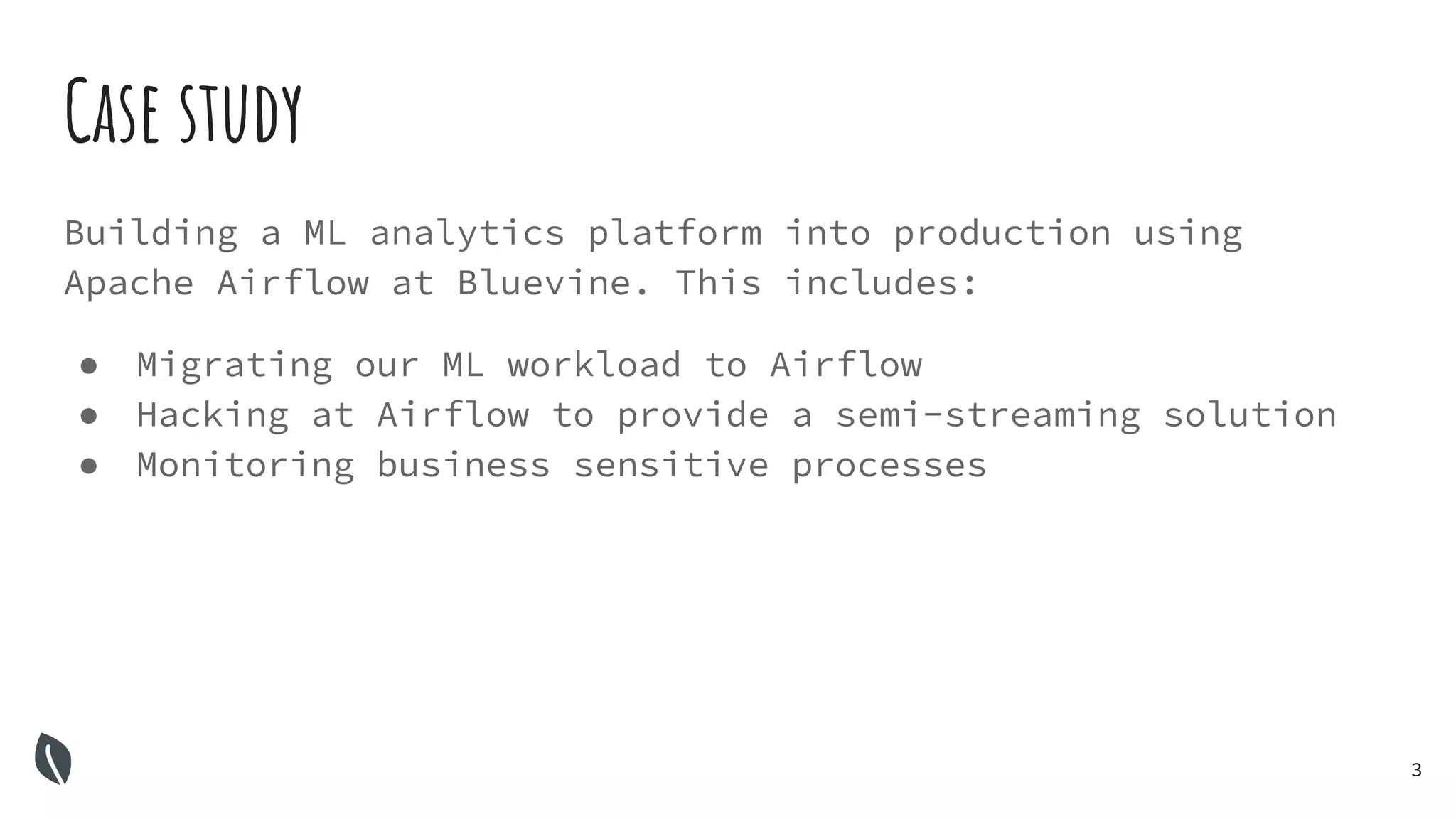 Bootstrapping a ML platform at Bluevine [Airflow Summit 2020] | PDF
