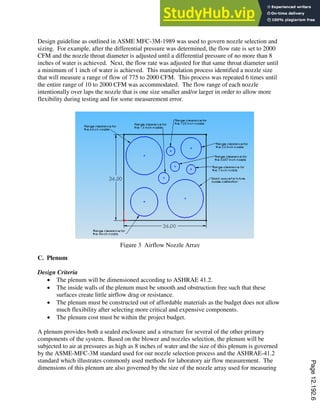 Air Flow Test Bench A Senior Capstone Project | PDF