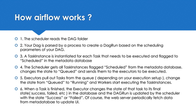 Airflow tutorials hands_on | PPT