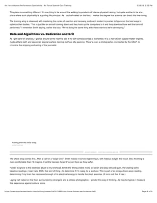 Air force human performance specialists | PDF