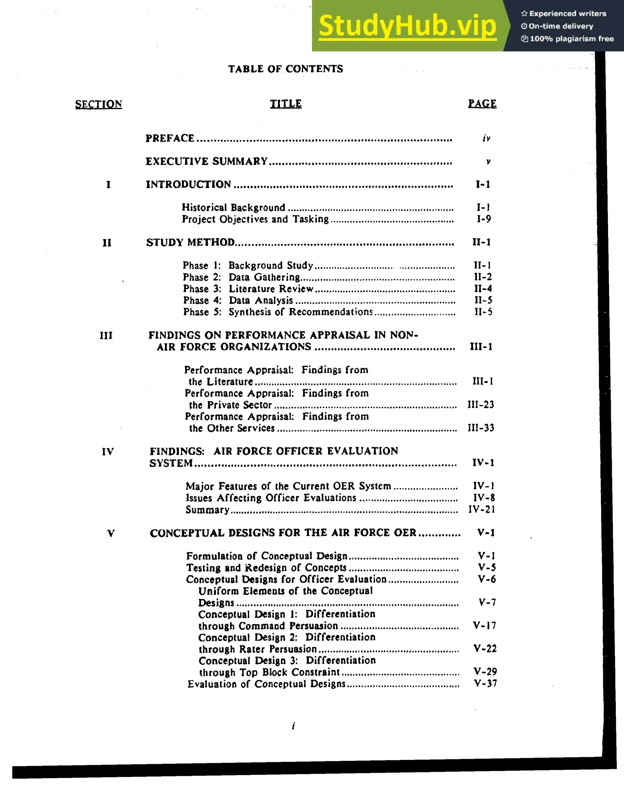 Air Force Officer Evaluation System Project | PDF