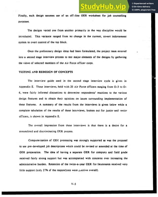 Air Force Officer Evaluation System Project | PDF