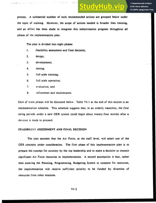 Air Force Officer Evaluation System Project | PDF