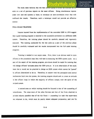 Air Force Officer Evaluation System Project | PDF