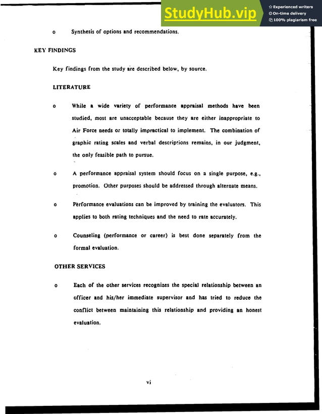 Air Force Officer Evaluation System Project | PDF