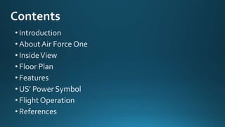 Air force one ppt | PPTX