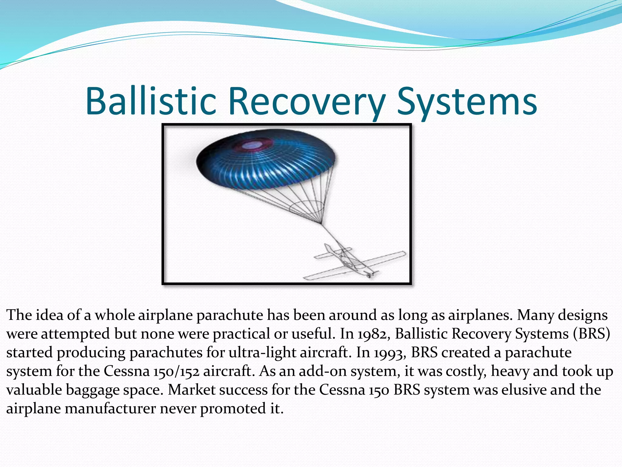 Airframe parachute system | PPTX