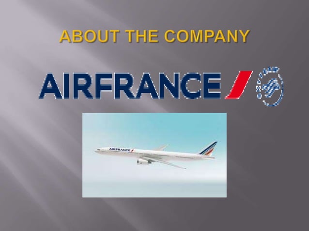 Merger Between AIR FRANCE & KLM | PPT