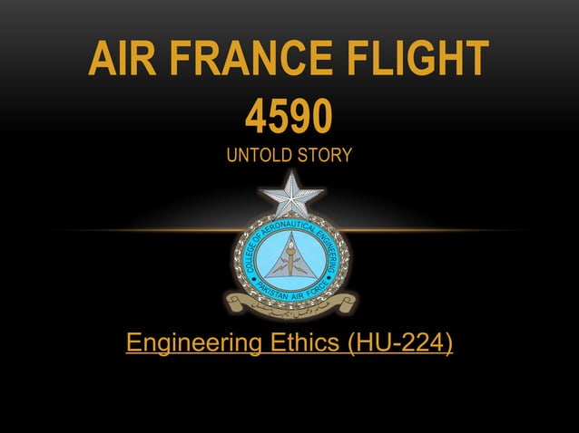 Brief Background and Causes of Air France Flight 4590 Crash - Concorde ...