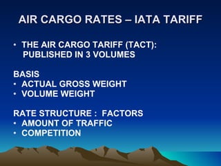 Air freight practices | PPT | Air Travel | Travel Type