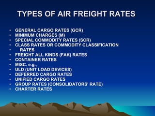 Air freight practices | PPT | Air Travel | Travel Type