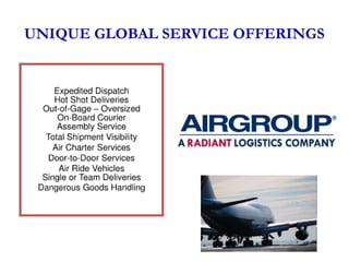 Airgroup Presentation | PDF | Logistics | Business