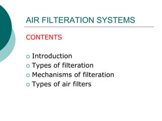 Air handling systems new | PPTX