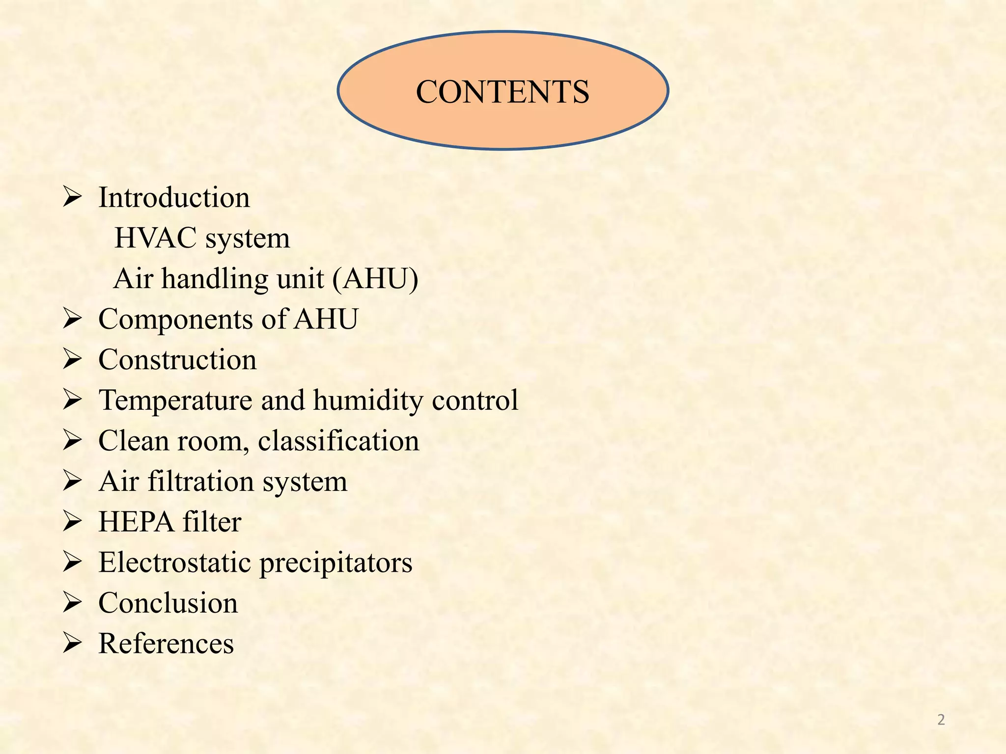 Air handling sysytem | PPTX