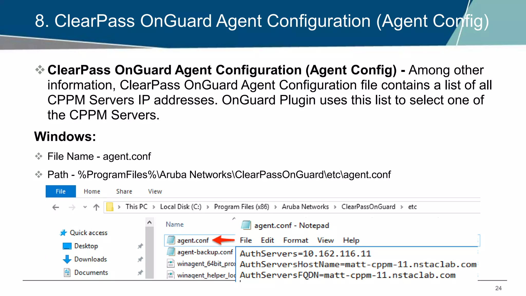 Airheads Tech Talks: Understanding ClearPass OnGuard Agents | PPTX
