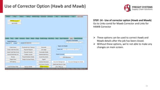 Air import and export operations and documentations v1.4 | PPTX