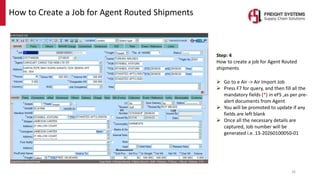 Air import and export operations and documentations v1.4 | PPTX