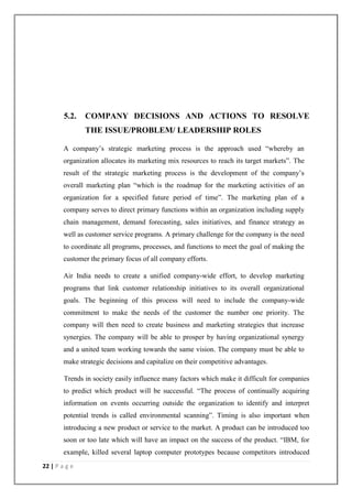 Air india case study | PDF