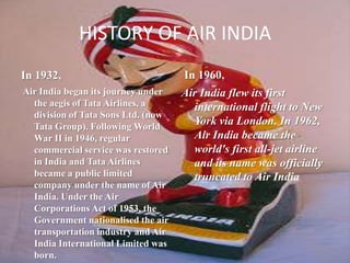 Air india crisis | PPTX