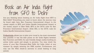 SFO To Delhi Air India | PDF