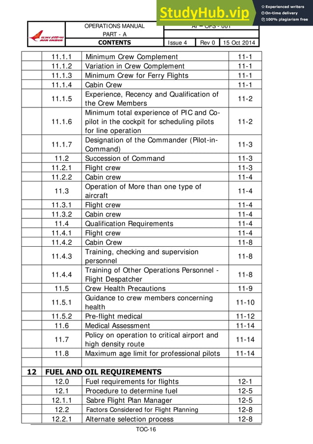 AIR INDIA OPERATIONS MANUAL PART-A.pdf