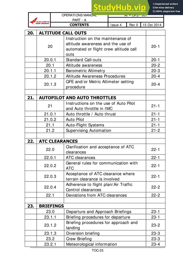AIR INDIA OPERATIONS MANUAL PART-A.pdf