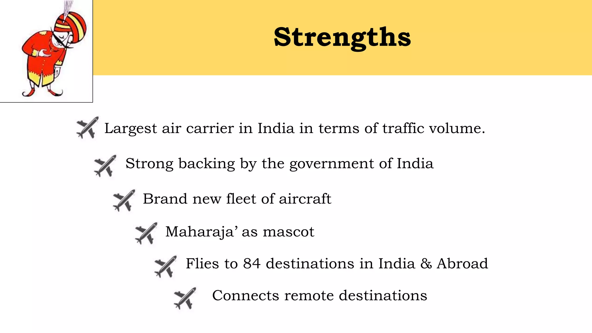 Air India - SWOT Anaysis | PPTX