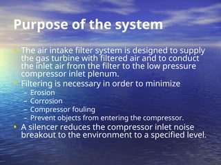 Air Intake Filter System of gas turbine.ppt