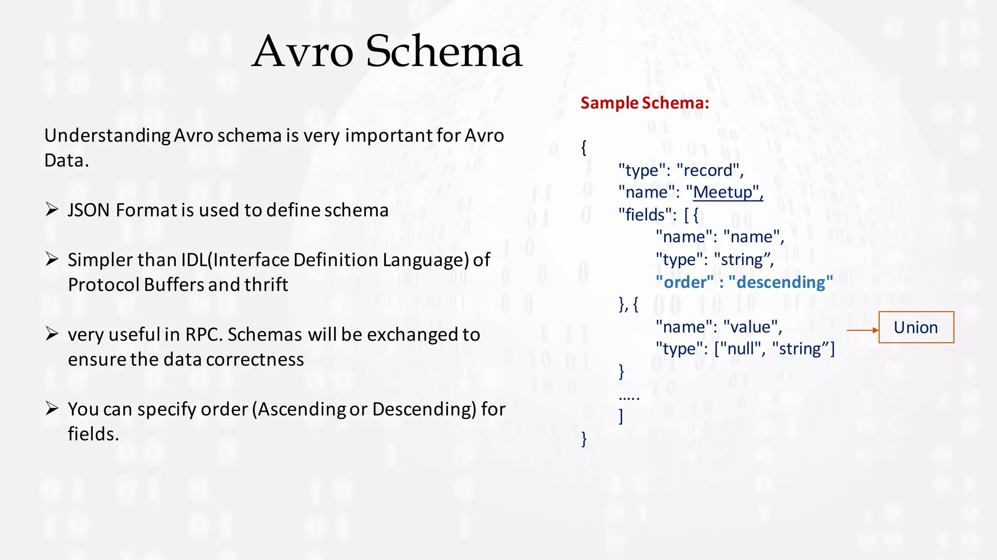 Parquet and AVRO | PPT