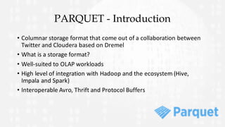 Parquet and AVRO | PPT