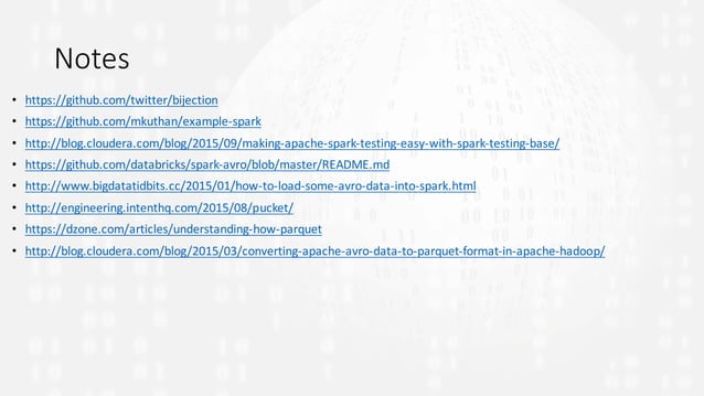 Parquet and AVRO | PPT