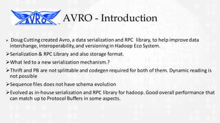 Parquet and AVRO | PPT