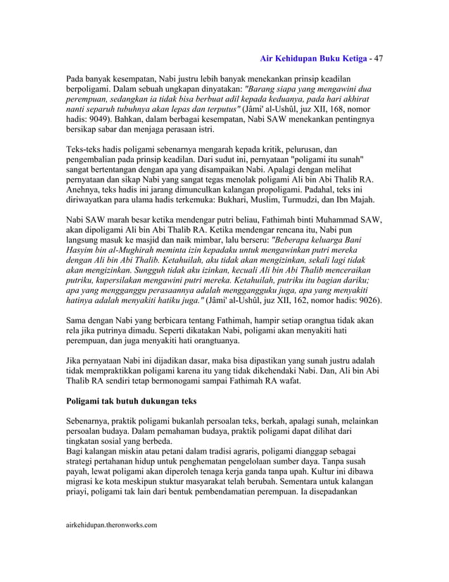 Air Kehidupan buku 3 | PDF