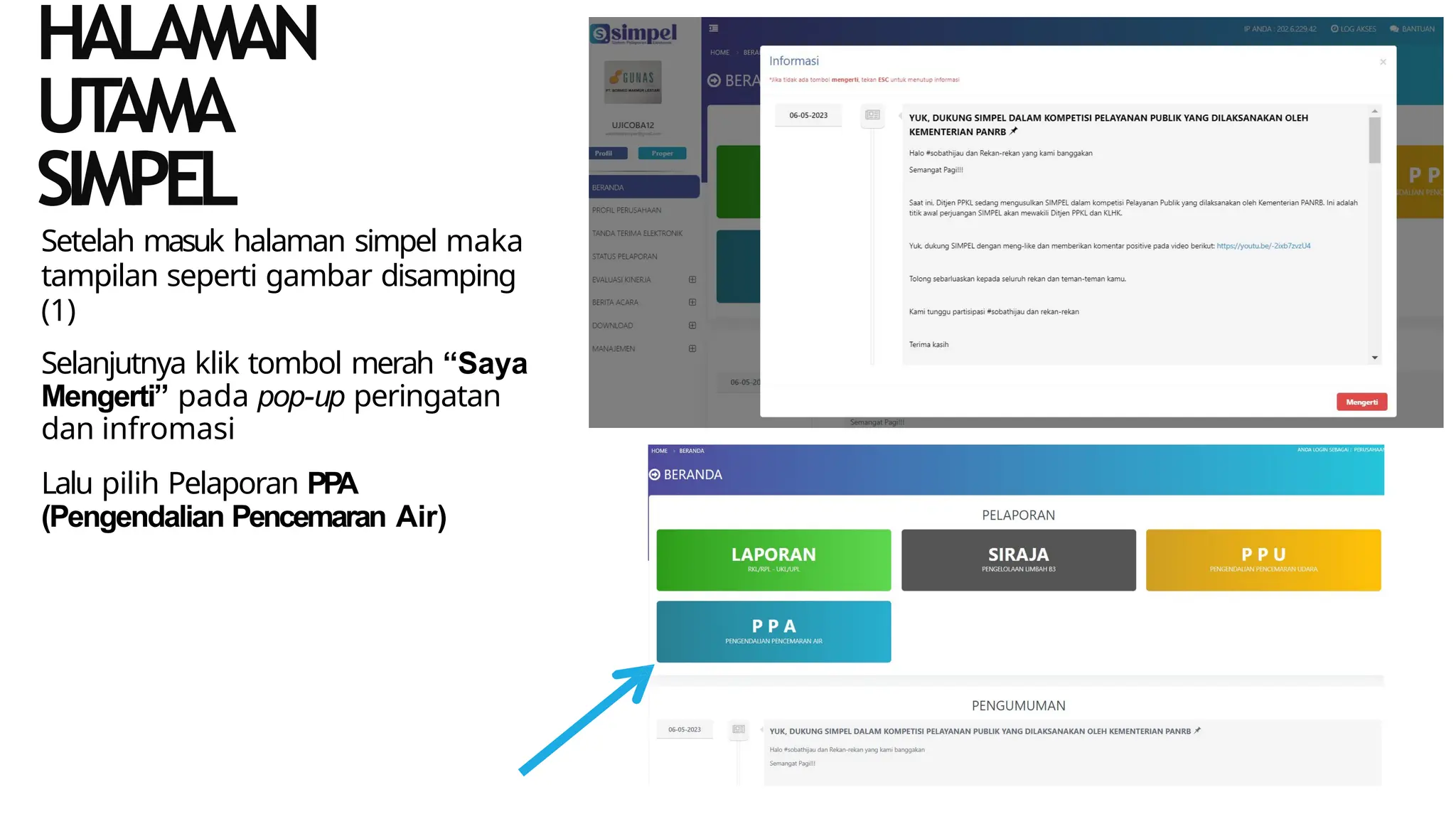 (AIR)KRITERIA PROPER dan Pelaporan SIMPEL PPA.pptx