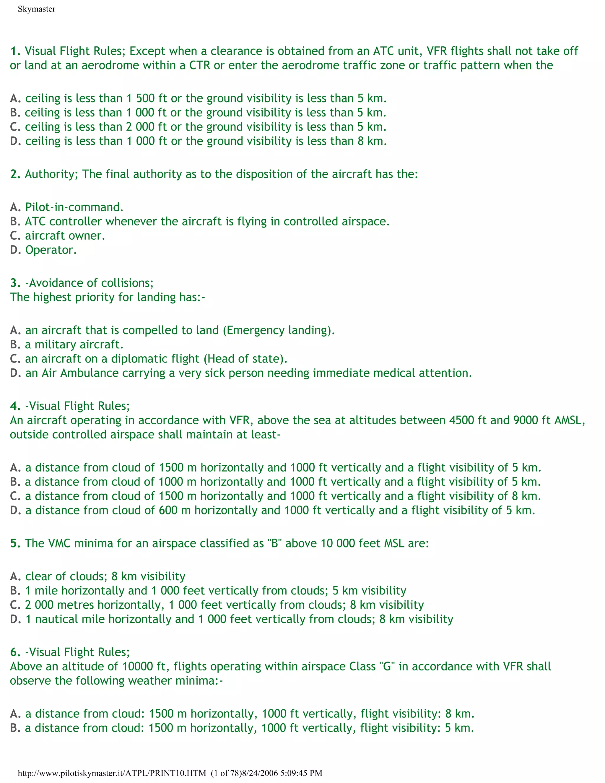 Air law | PDF