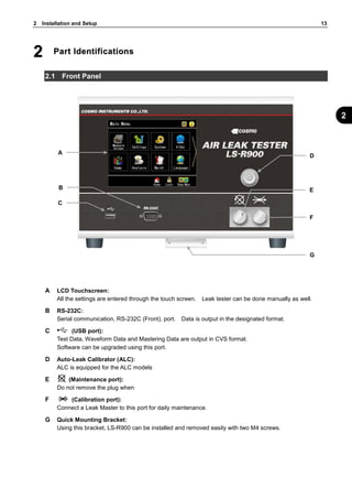 Air leak tester manual completo | PDF