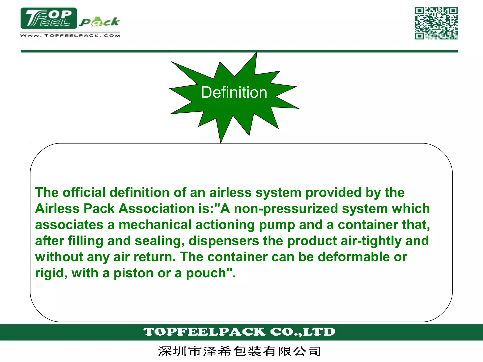 Airless pump bottle | PPT