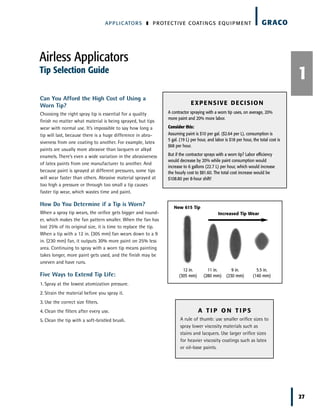 Airless tip selection guide | PDF