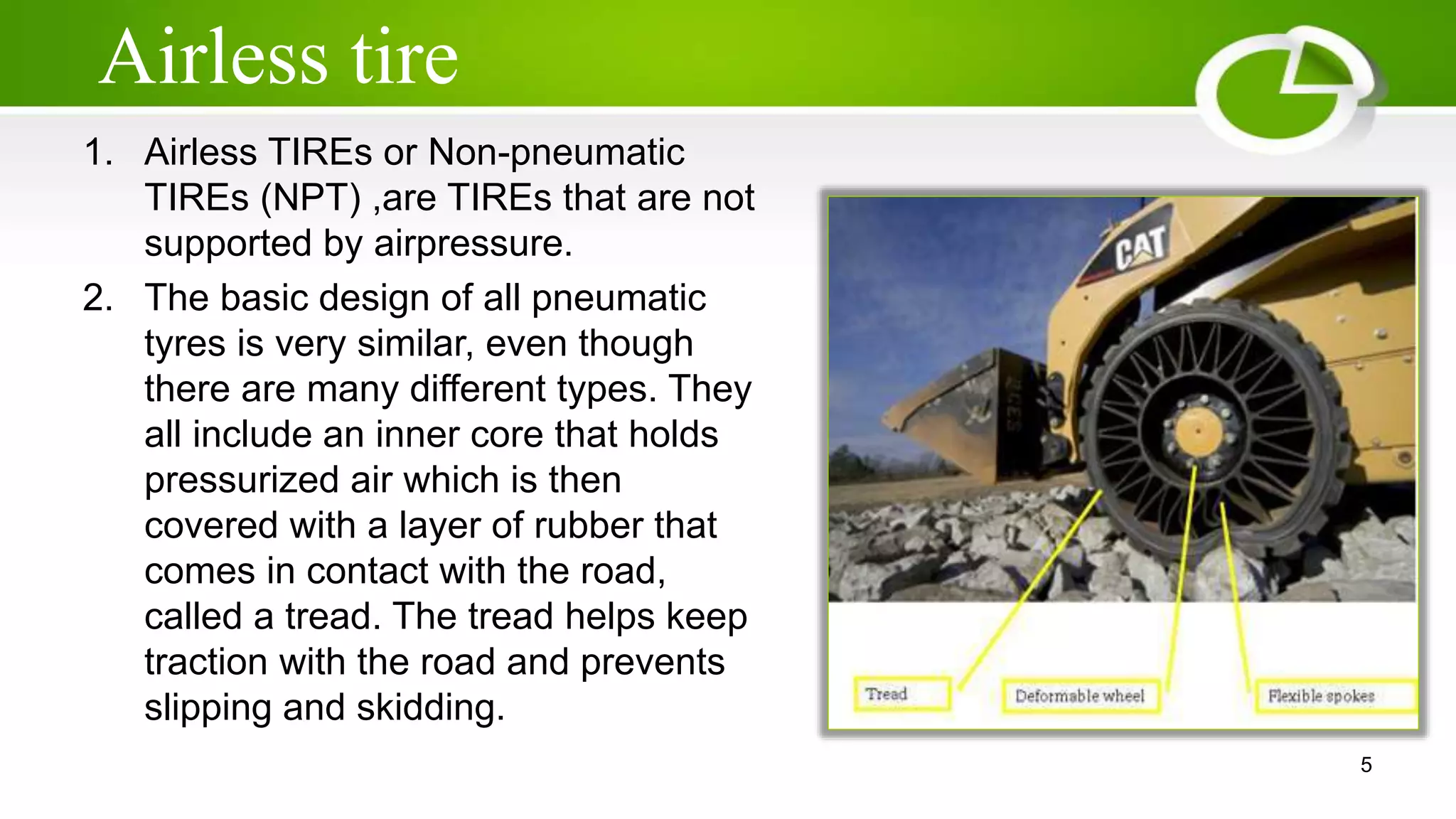 Airless tires | PPTX