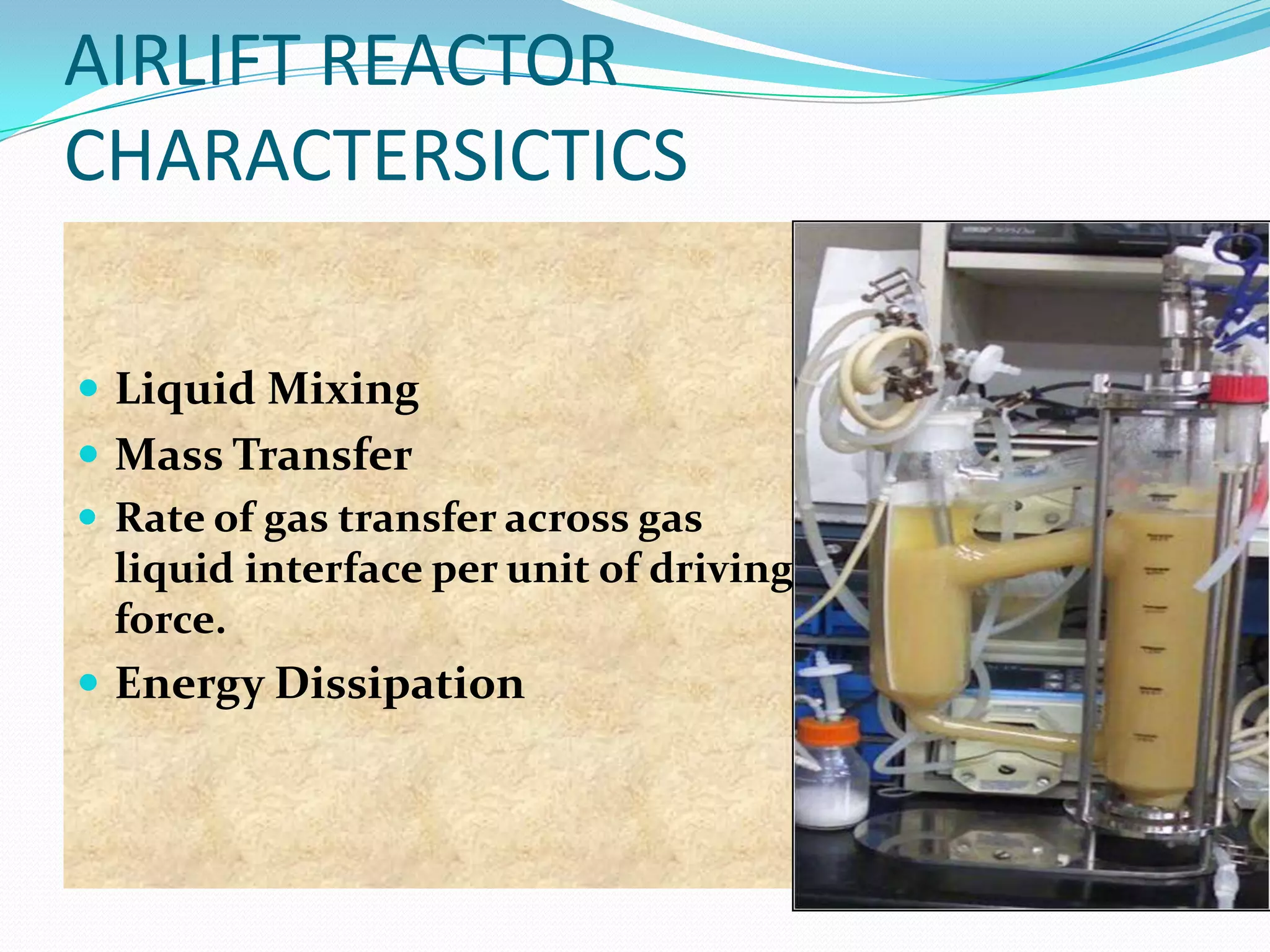 Airlift bioreactor ppt | PPTX