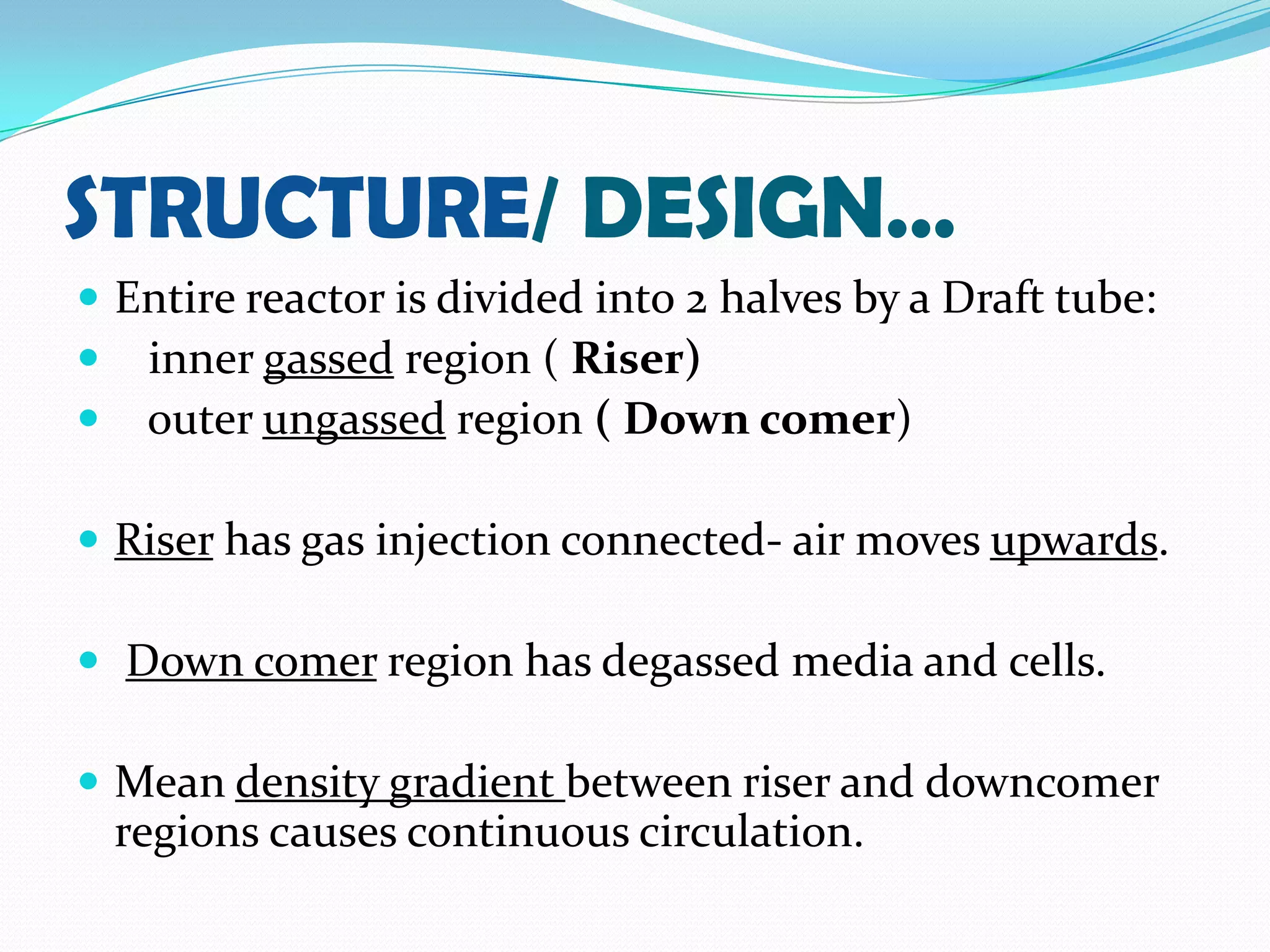 Airlift bioreactor ppt | PPTX