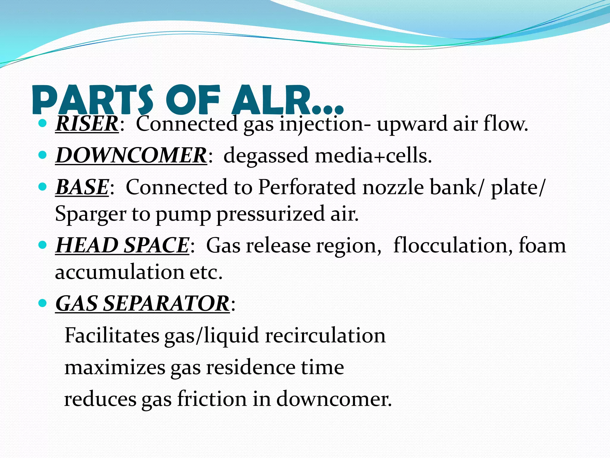 Airlift bioreactor ppt | PPTX