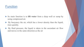 Air lift pump | PPTX