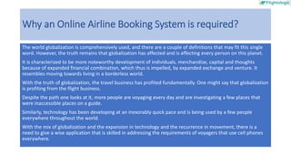 Airline Booking Engine - FlightsLogic | PPT