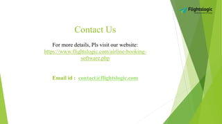 Airline Booking Software | PPT