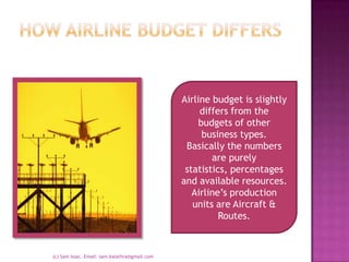 Airline Budgeting | PPSX