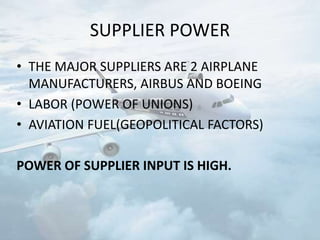 Airline business industry analysis | PPTX