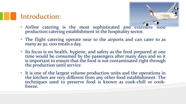 Airline catering | PPTX | Air Travel | Travel Type