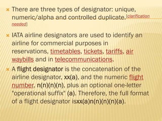 Airline codes | PPTX
